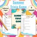 Summer Trivia Game | Summer Trivia Quiz | Printable Summer Game ...