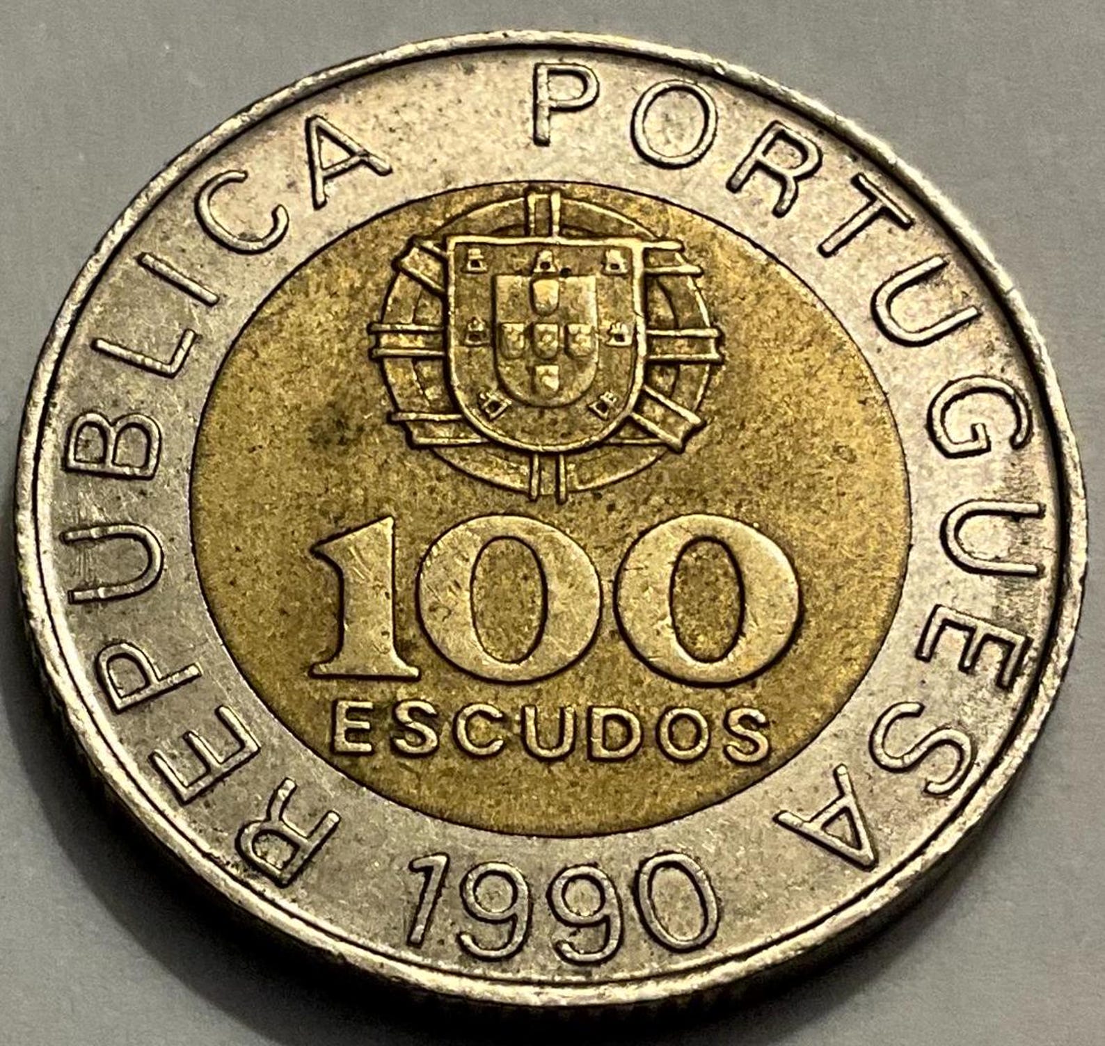 1990 Portugal 100 Escudos Coin - Etsy
