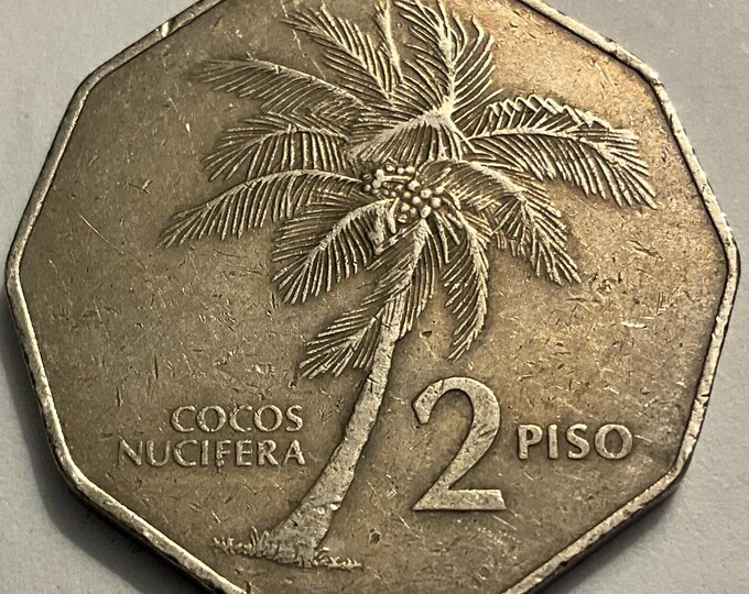 1985 Philippines 2 Piso Coin - Etsy