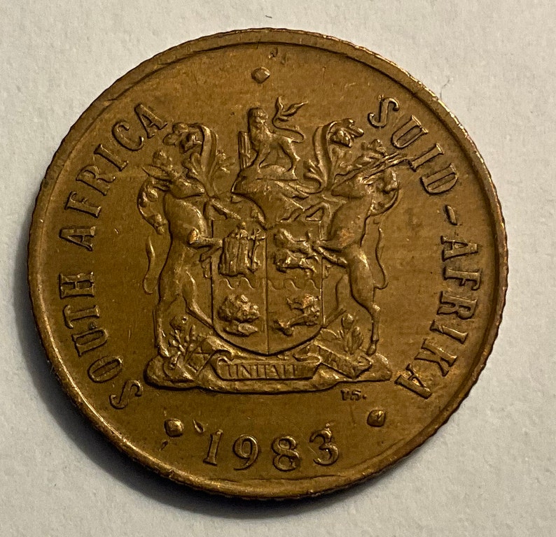 1983/1989 South Africa 2 Cent Coins - Etsy