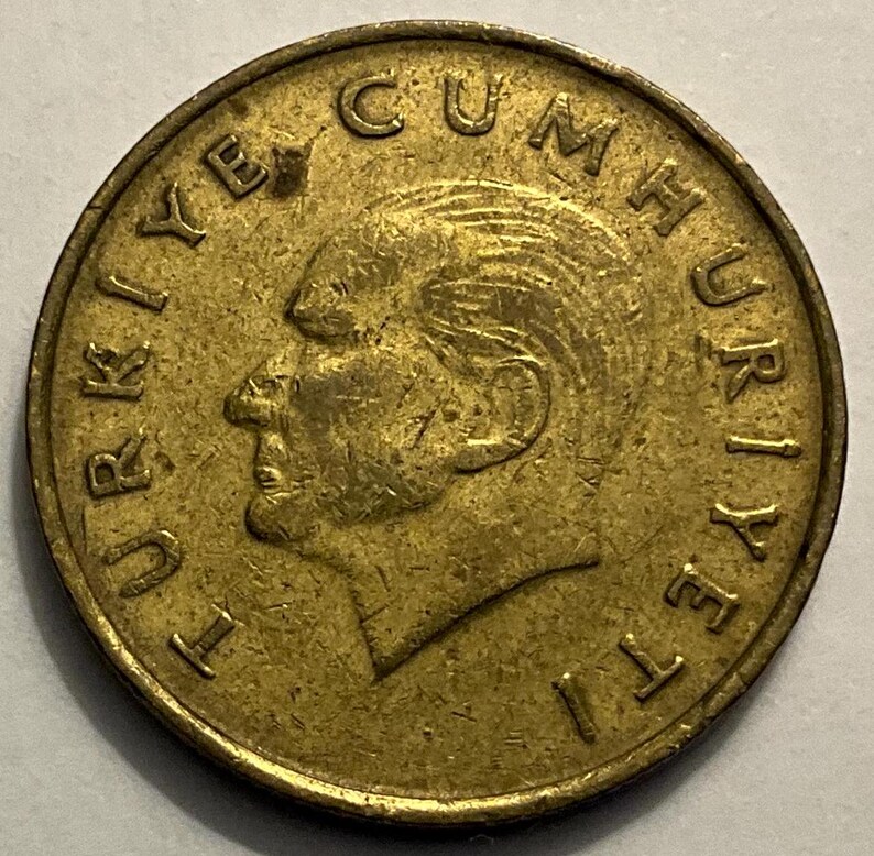 1990 Turkey 500 Lira Coin - Etsy