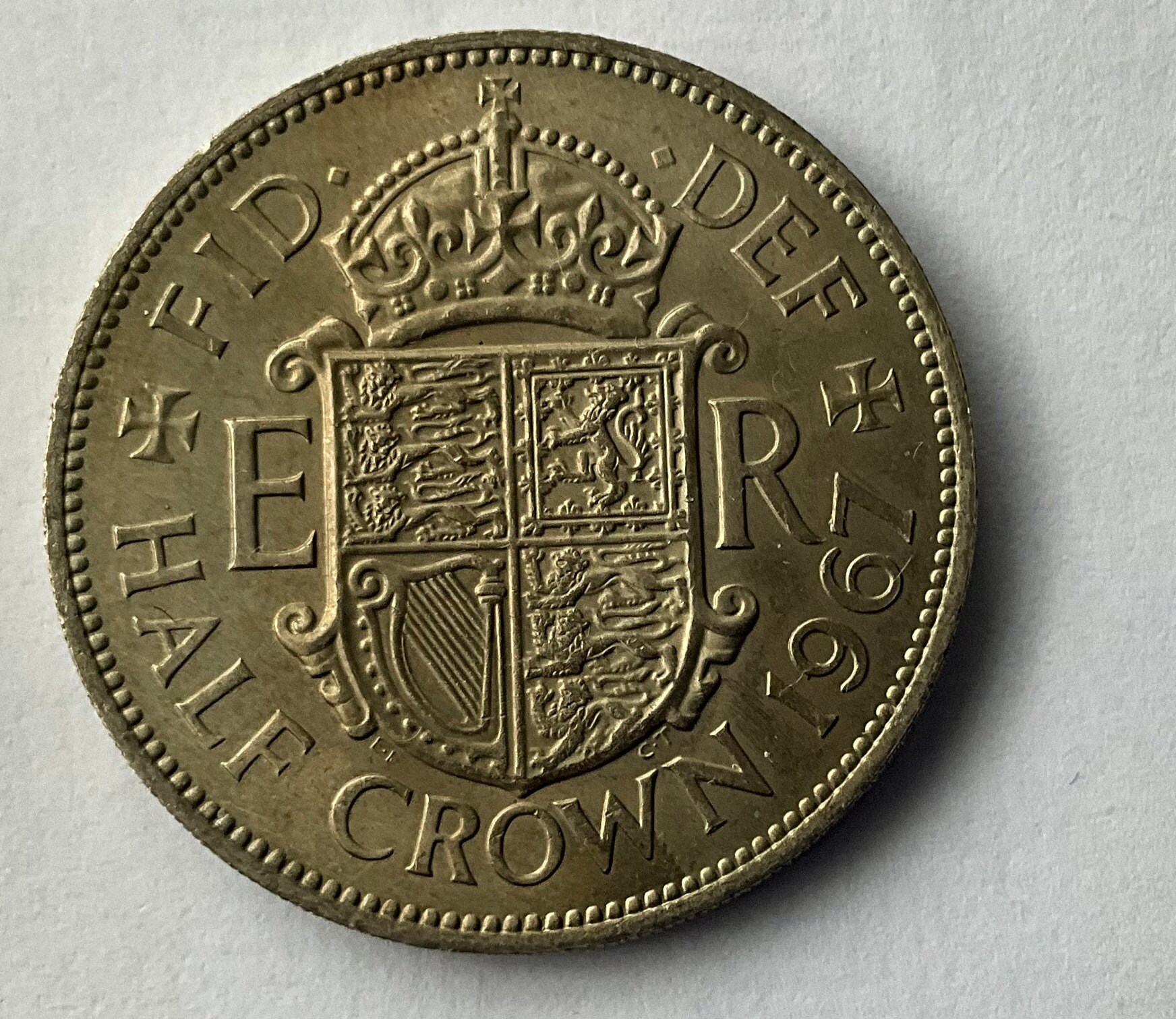 1967 Queen Elizabeth II Half Crown Coin - Etsy