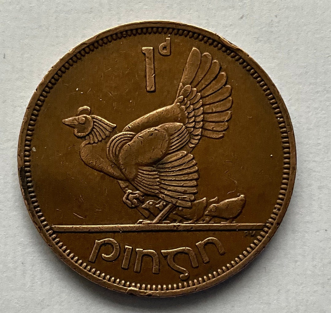 1963/1964 1 Penny Eire Coins - Etsy UK