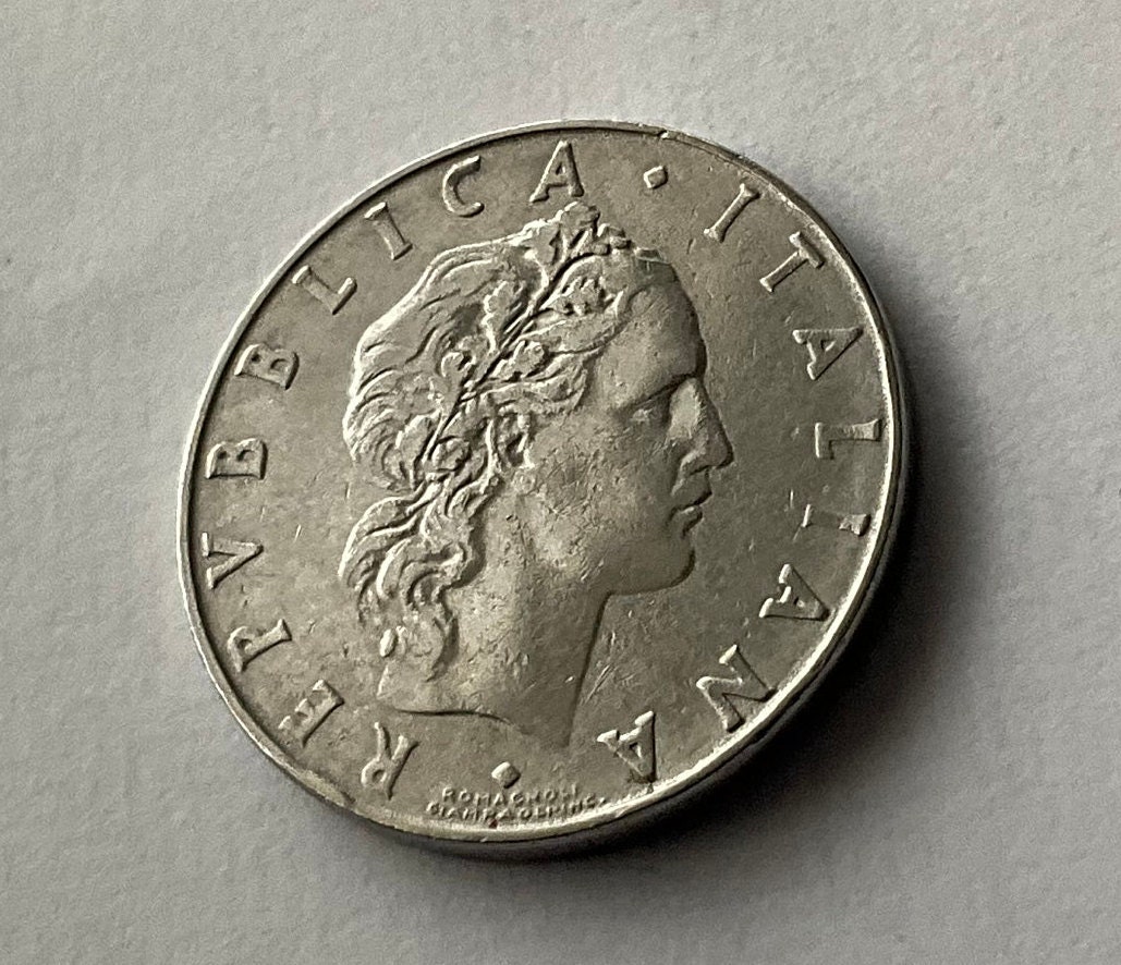 1956 or 1963 Italy 50 Lira Coin - Etsy