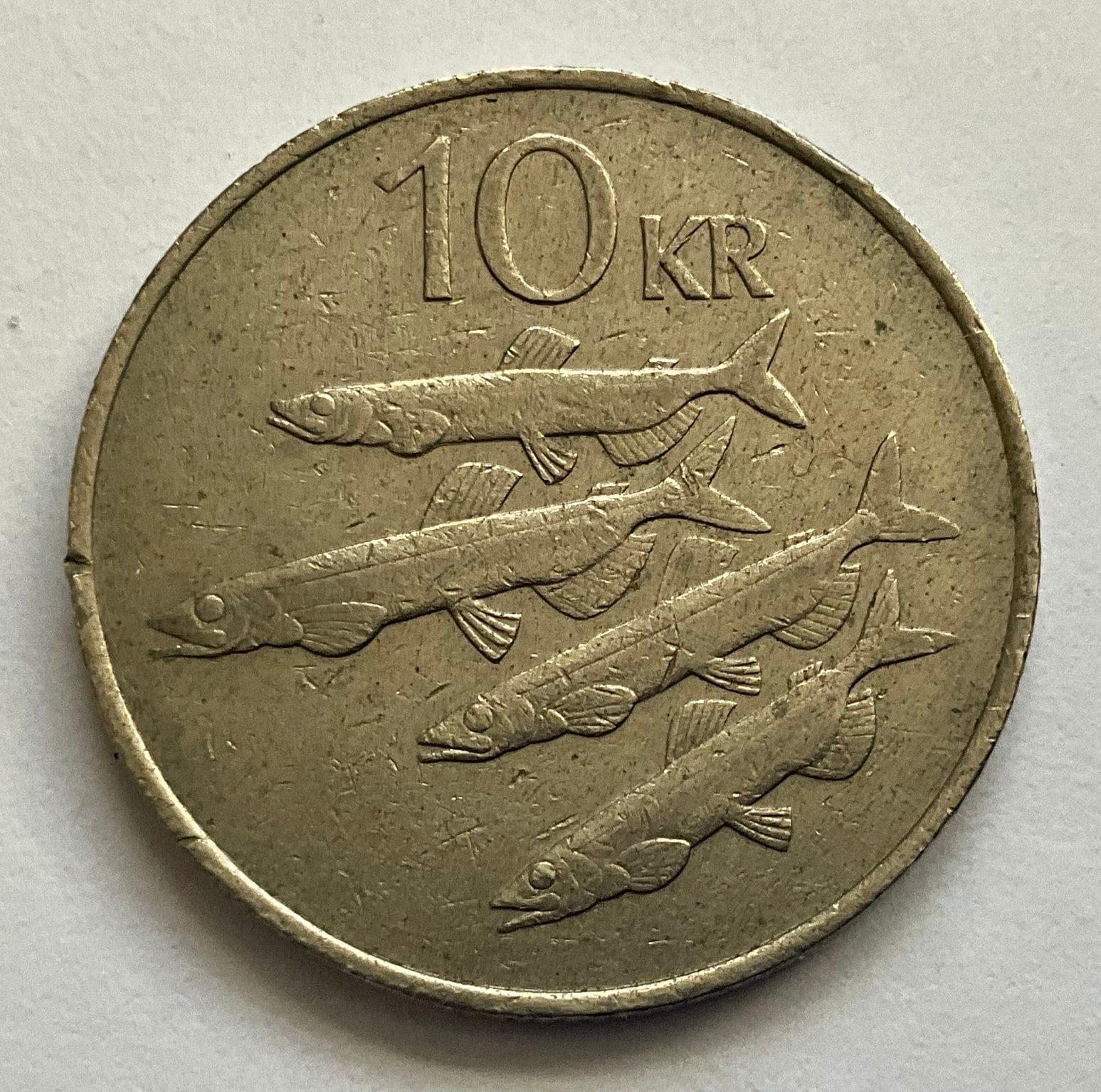 1984 Iceland 10 Kronur Coin - Etsy