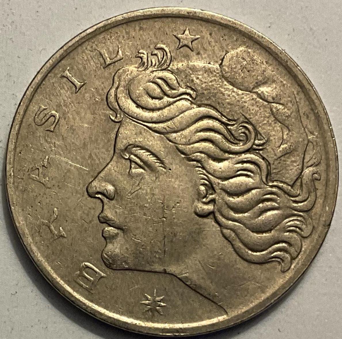 1970 Brazil 50 Centavos Coin - Etsy