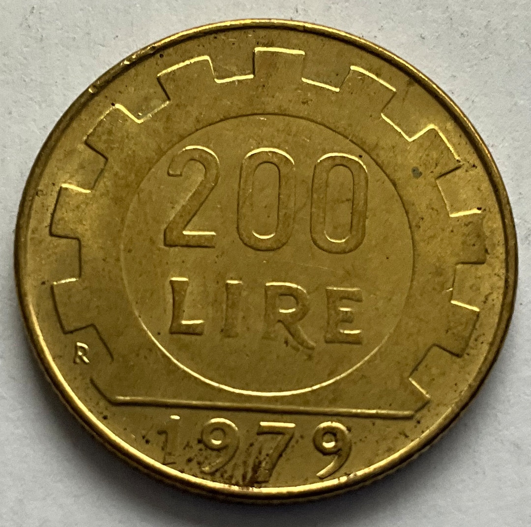 1979 Italy 200 Lire Coins - Etsy