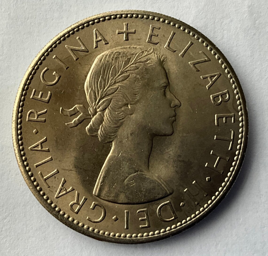 1967 Queen Elizabeth II Half Crown Coin - Etsy