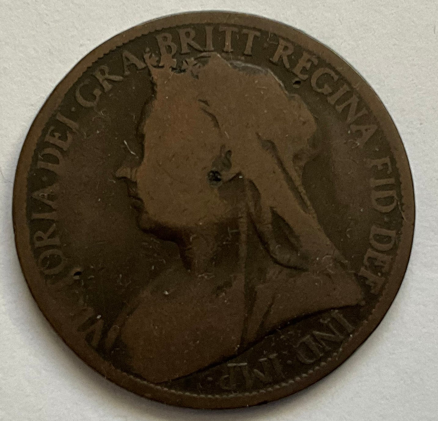 1900 Queen Victoria One Penny Coin - Etsy UK