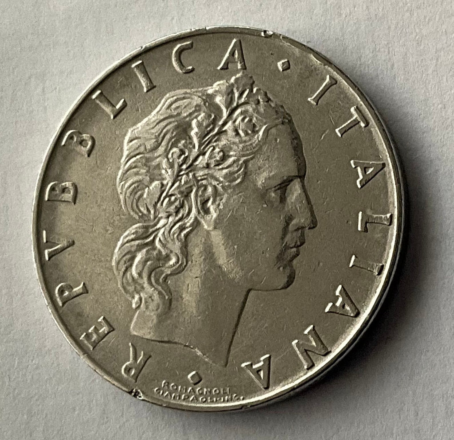 1956 or 1963 Italy 50 Lira Coin - Etsy