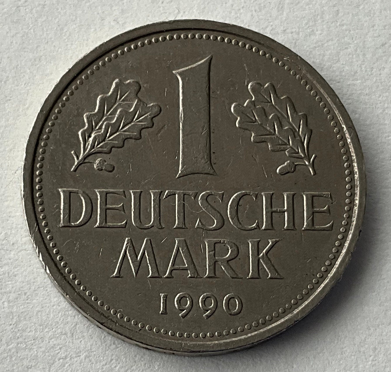 1990 1 Deutsche Mark German Coin - Etsy