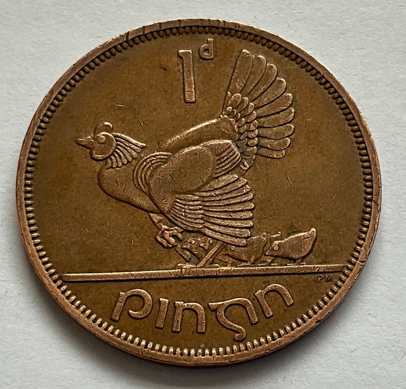 1963/1964 1 Penny Eire Coins - Etsy