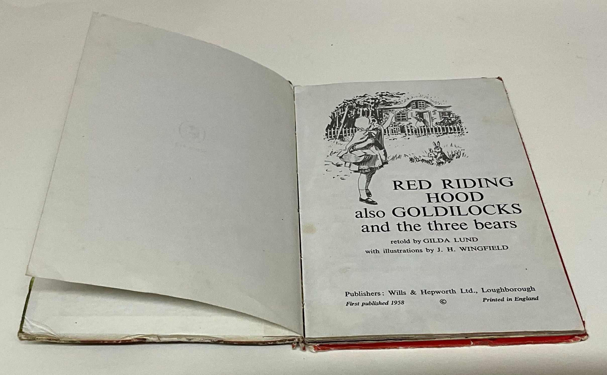 A Ladybird Book Red Riding Hood Also Goldilocks and the Three Bears ...