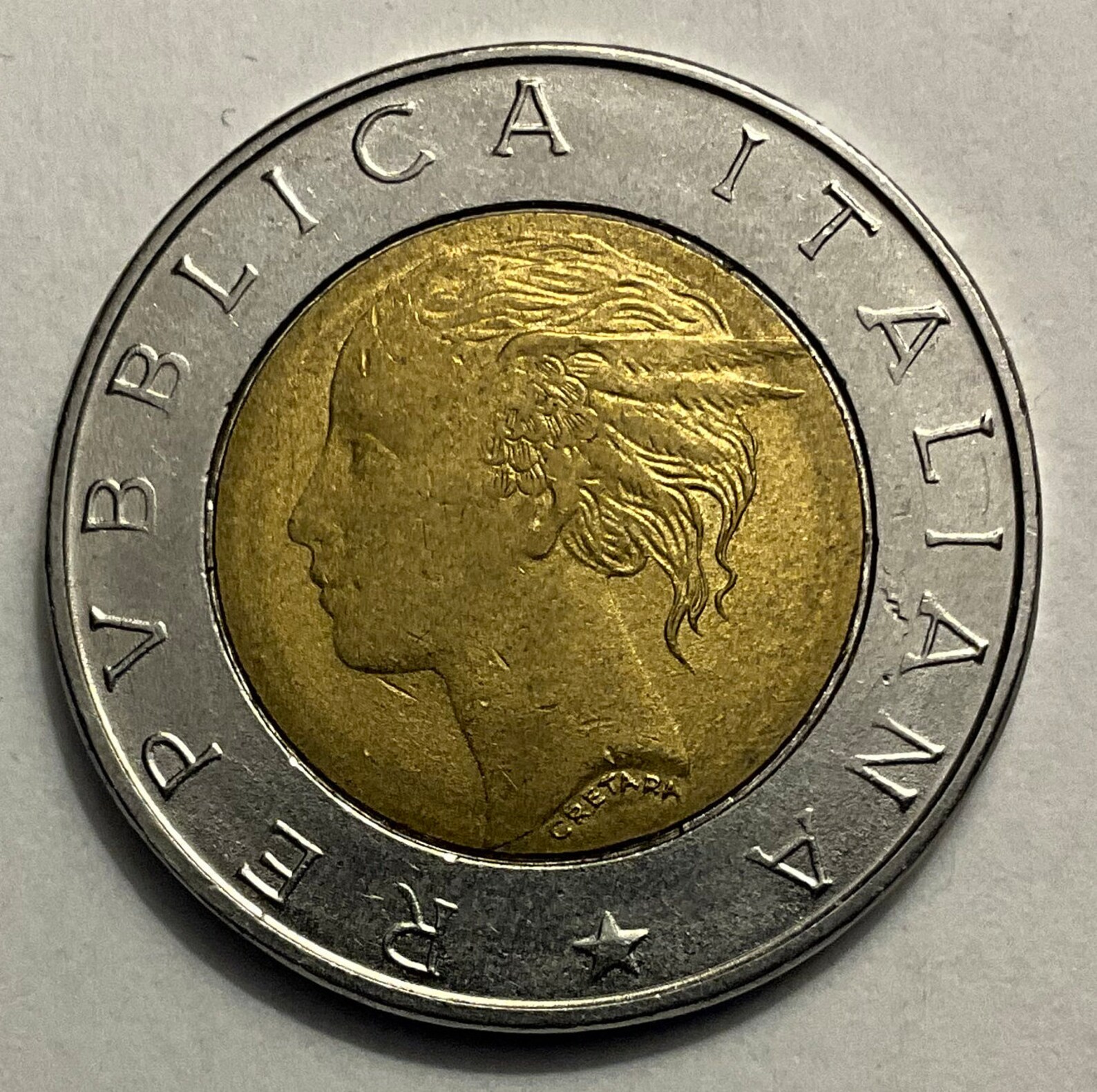 1995 Italy 500 Lire Coin - Etsy