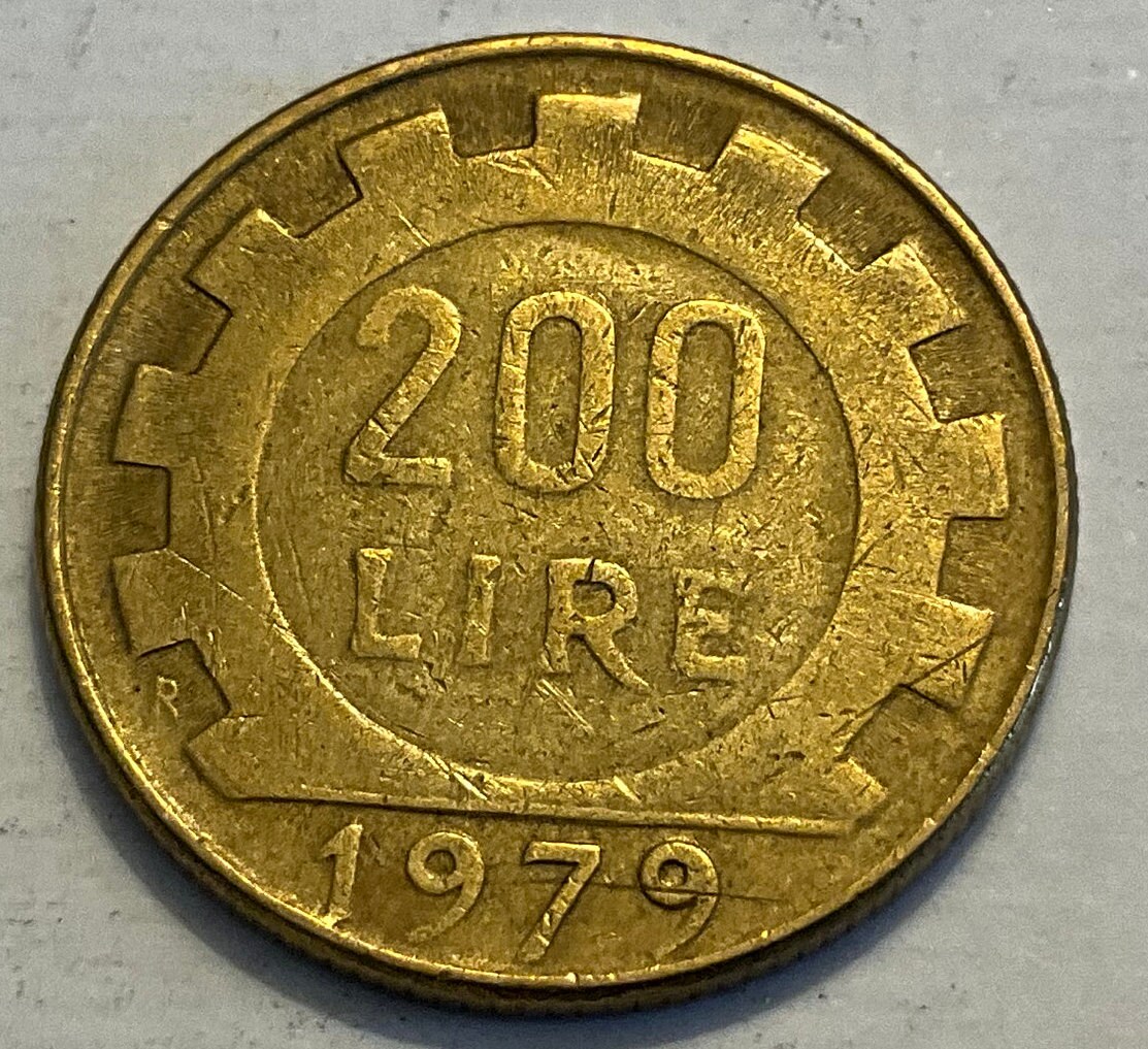 1979 Italy 200 Lire Coins - Etsy