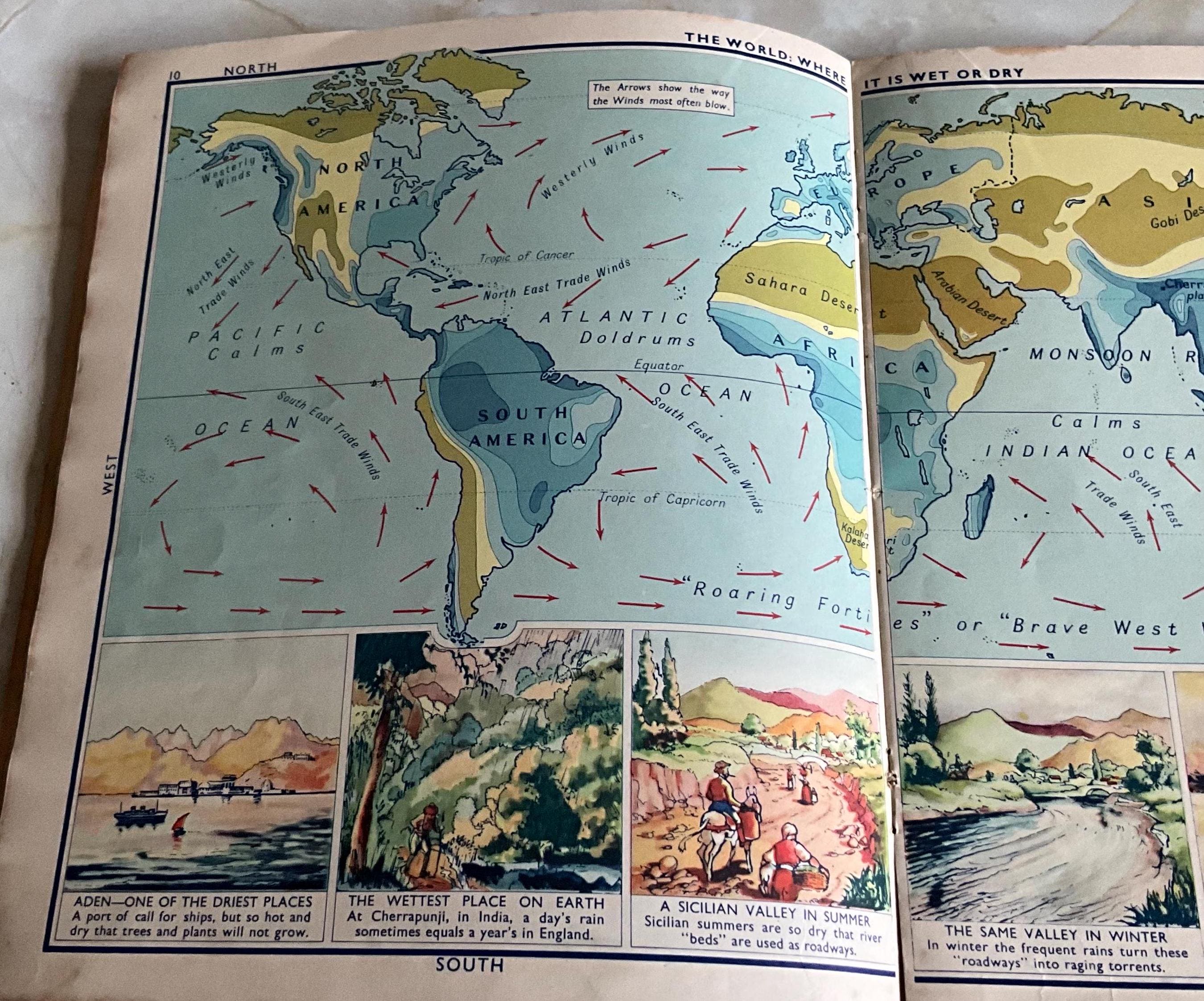 Philips’ Pictorial Atlas of the World Showing Where and How People Live ...