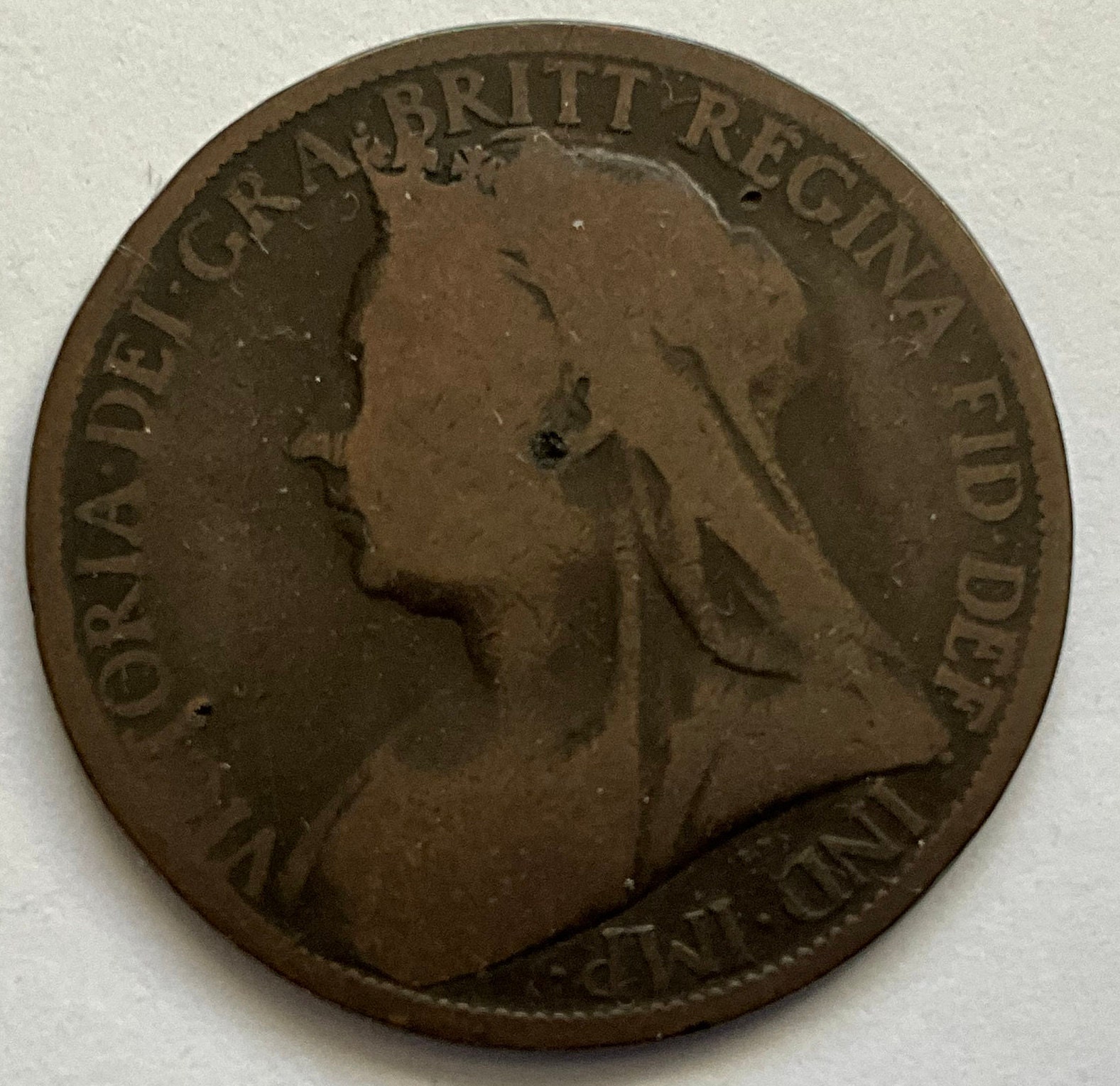 1900 Queen Victoria One Penny Coin - Etsy UK