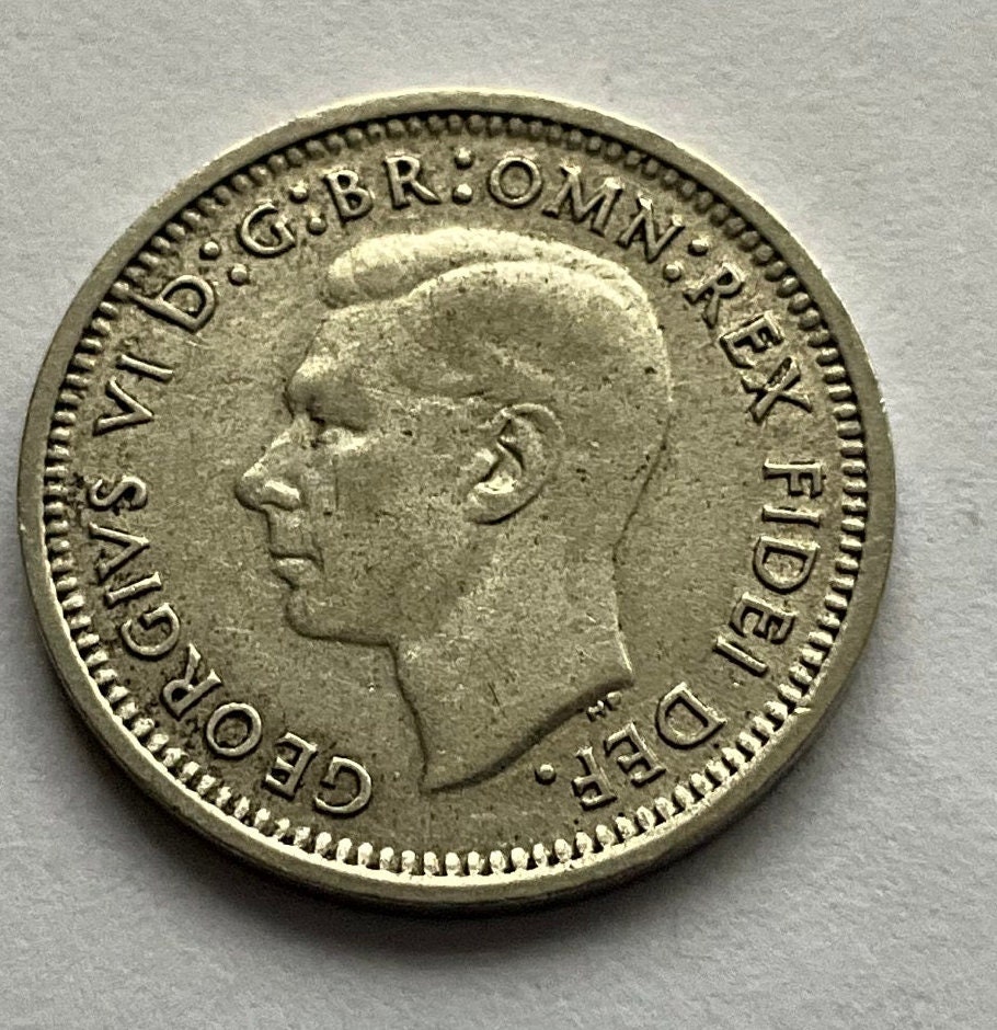 1943/1951 Australia Three Pence Silver Coins - Etsy