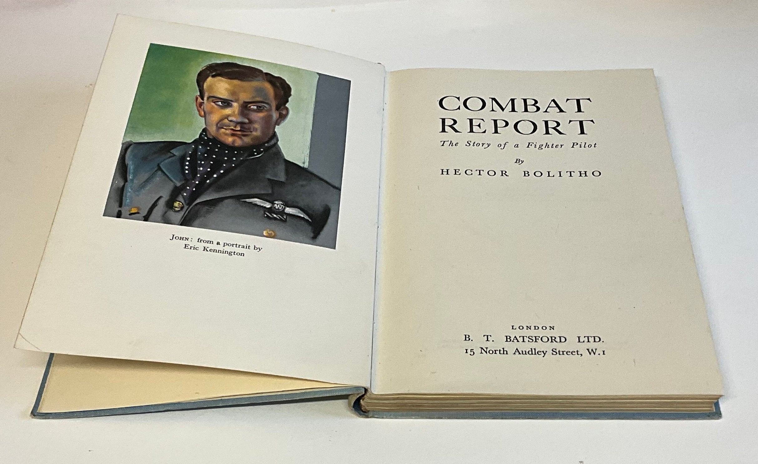 Combat Report the Story of A Fighter Pilot by Hector Bolitho 1943 ...