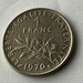 1970 France 1 Franc Coin - Etsy