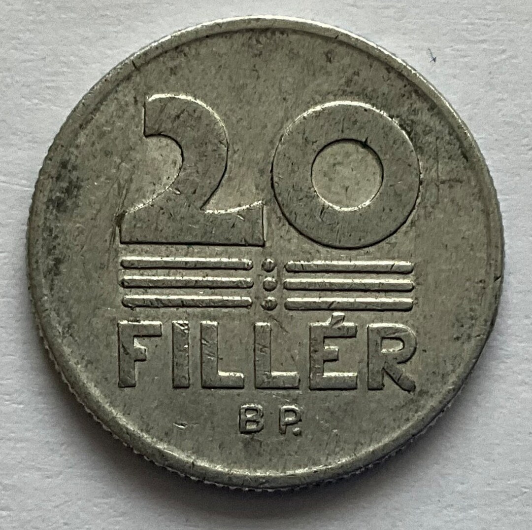 1986 Hungary 20 Filler Coin - Etsy
