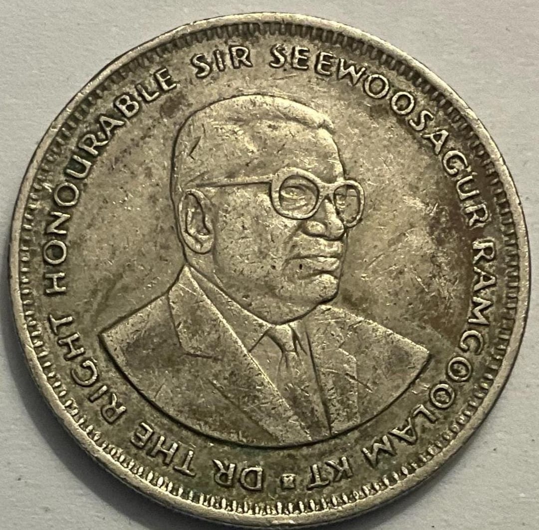 1991 Mauritius 1 Rupee Coin - Etsy