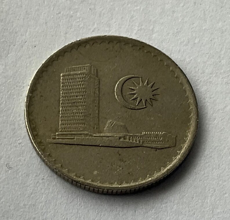 1973 Malaysia 5 Sen Coin - Etsy
