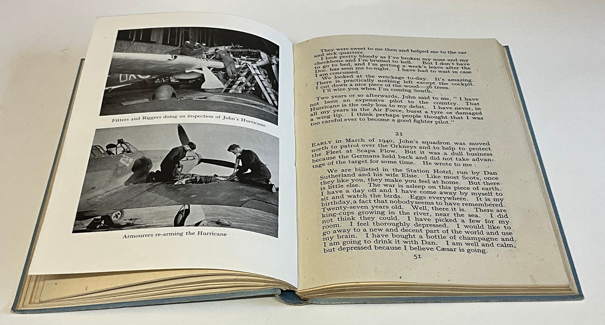 Combat Report the Story of A Fighter Pilot by Hector Bolitho 1943 ...