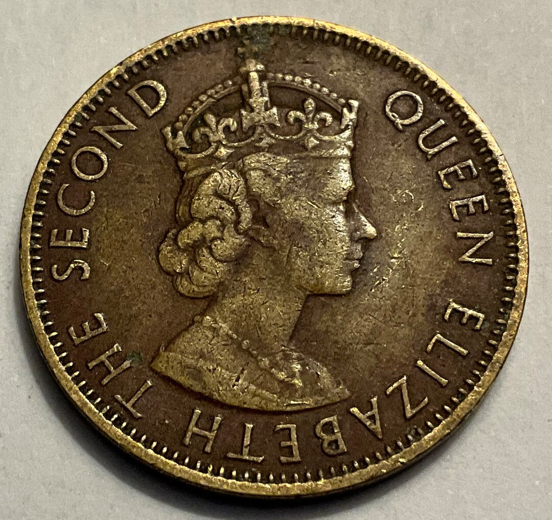 1965 Jamaica Queen Elizabeth II Half Penny Coin - Etsy