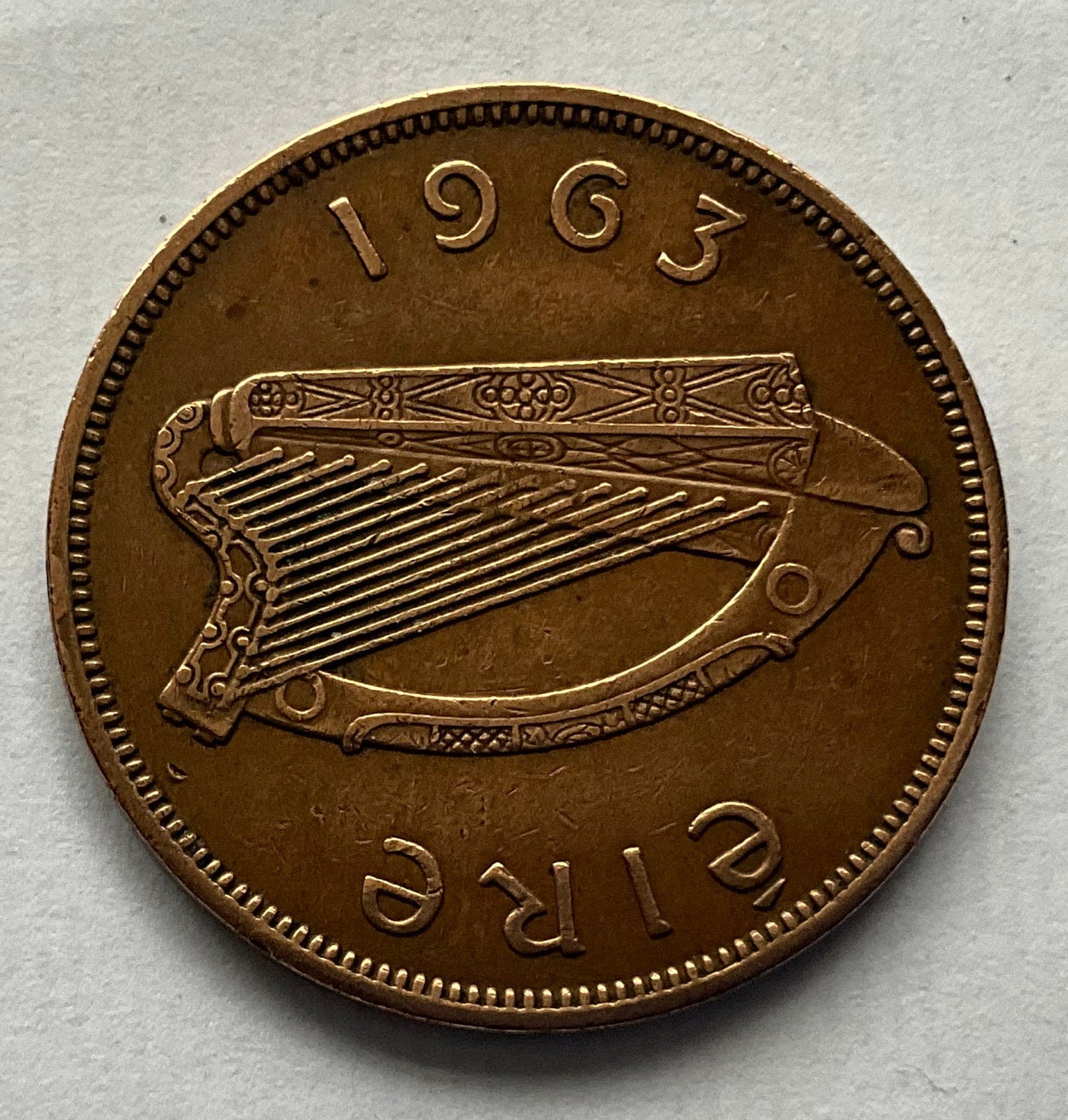 1963/1964 1 Penny Eire Coins - Etsy