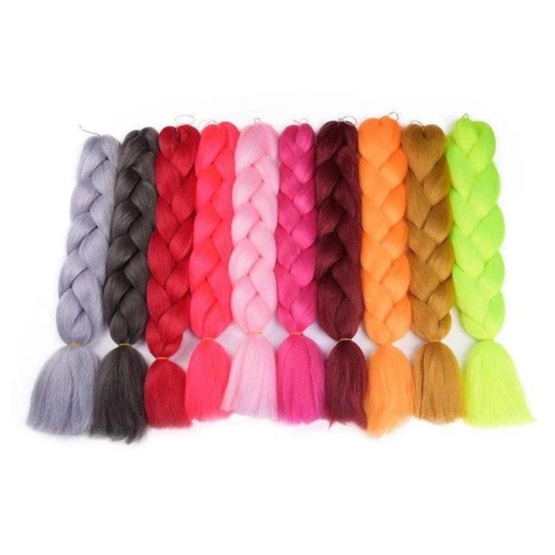 24" 100g Jumbo Hair Extensions Kanekalon Braiding Hair Box Twist Braid ...