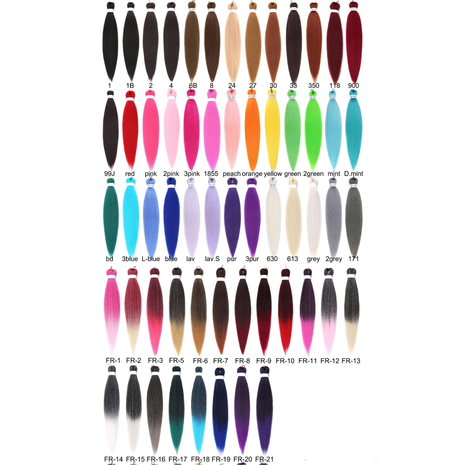 Pre-stretched EZ Braid Hair Extensions Jumbo Box Braiding Kanekalon ...