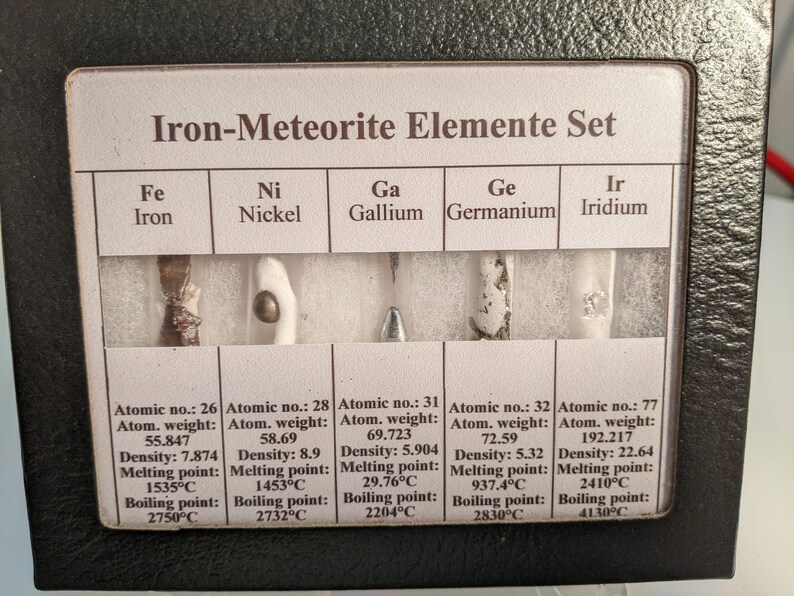Iron-meteorite Element Set - Etsy