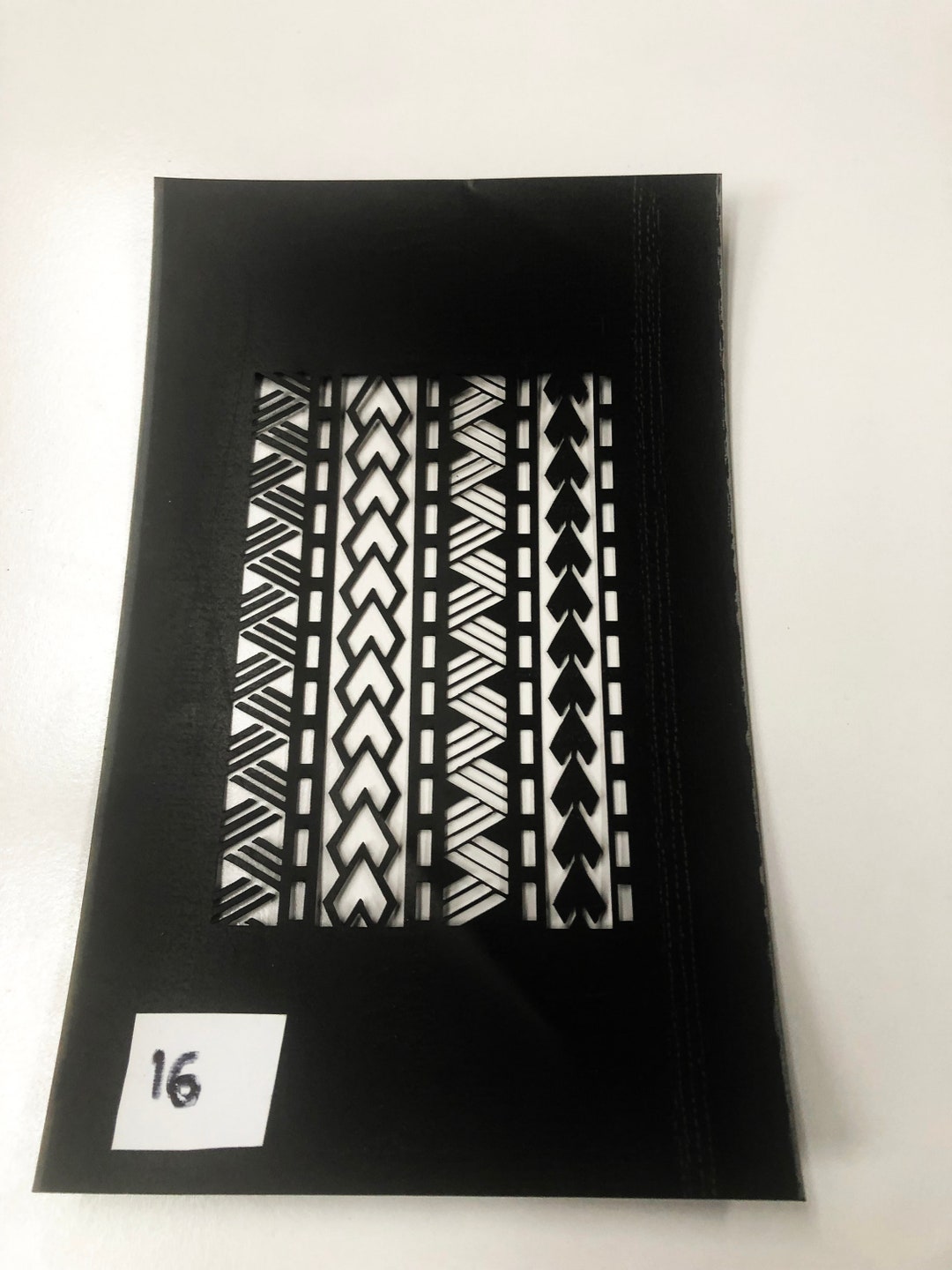 Laser Cut Stencil, Pacific Island, Fiji Kesakesa 16 - Etsy