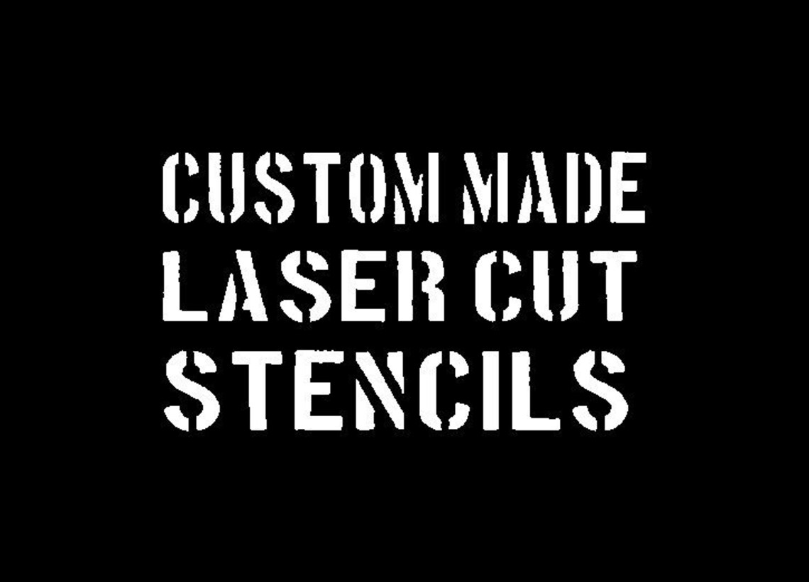 Custom-made Laser-cut Stencil - Etsy Australia