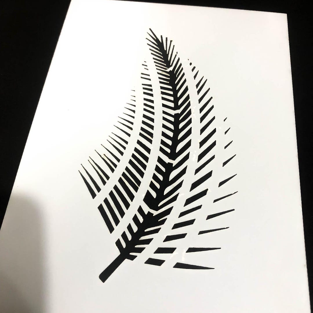 Laser Cut Stencil, Pacific Island, Fiji Kesakesa #15 - Etsy