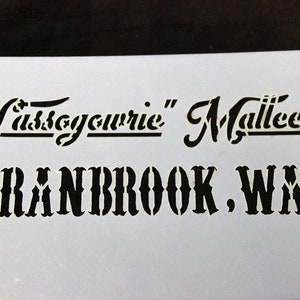 Custom-made Laser-cut Stencil - Etsy Australia