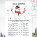Christmas Roll A Snowman Dice Game Printable. Christmas Dice Game ...