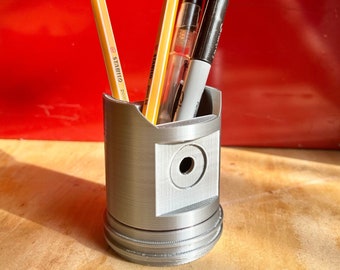 Piston Pen Holder / Real Car Engine Parts / Piston Pencil Case - Etsy