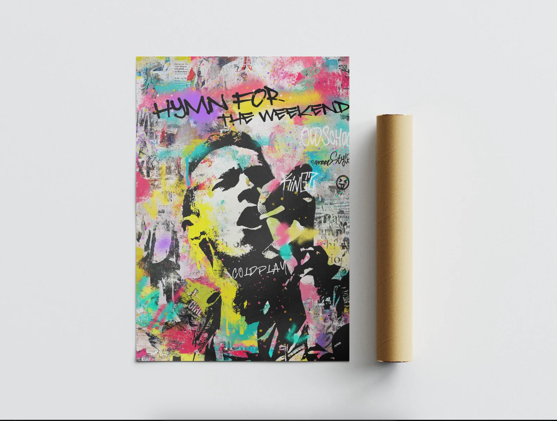 Coldplay Poster Art Living Room Poster Decor Poster Art Pop - Etsy