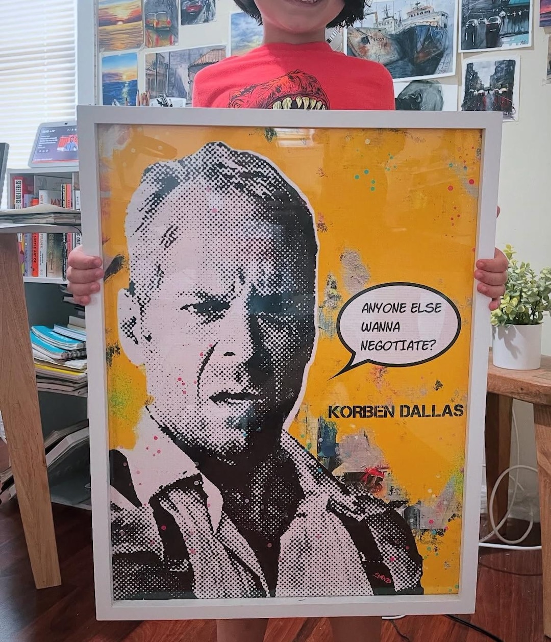 Korben Dallas Pop Art Poster – the Fifth Element Print | Cult Movie ...
