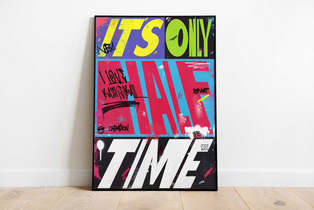 Urban Poster Art Colorful Vibrant Poster Art Home - Etsy