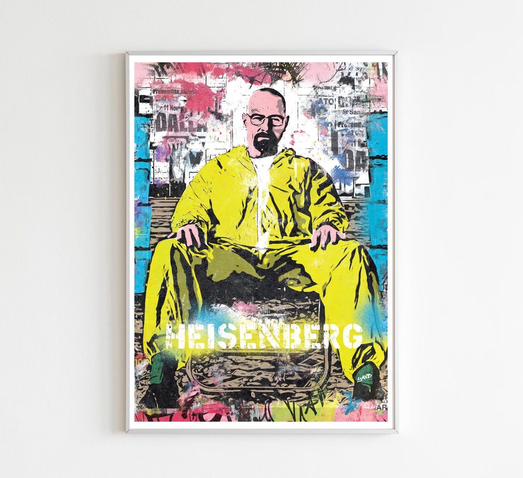 Breaking Bad Graffiti Urban TV Show Poster Art, Colorful Vibrant Poster ...