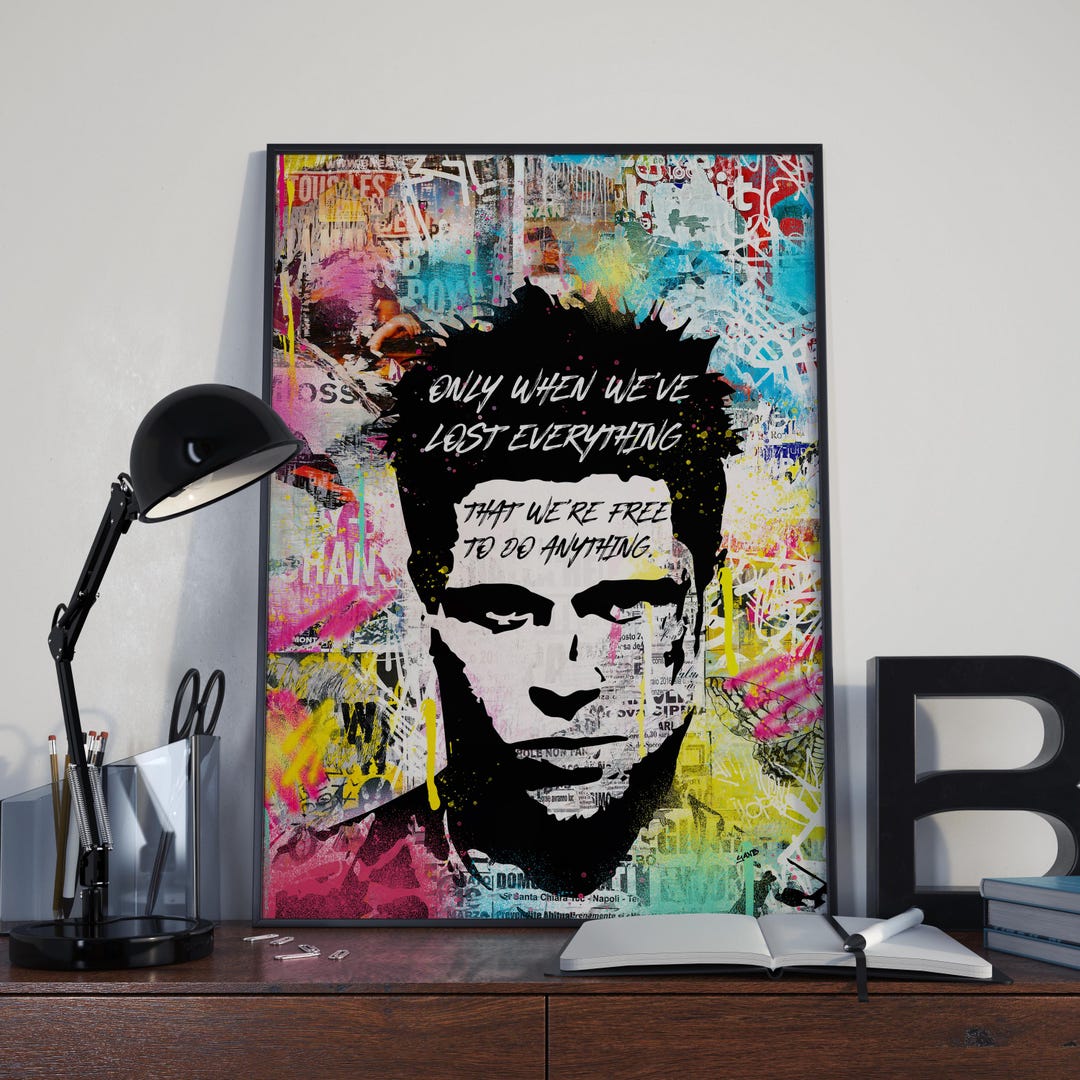 Pop Art Poster Vibrant Movie-inspired Wall Art – Wall Art for Lovers ...