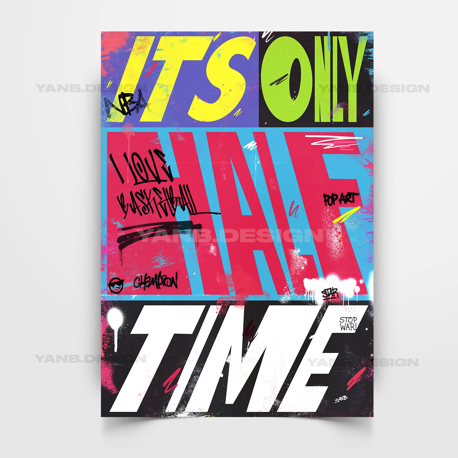 Urban Poster Art Colorful Vibrant Poster Art Home - Etsy