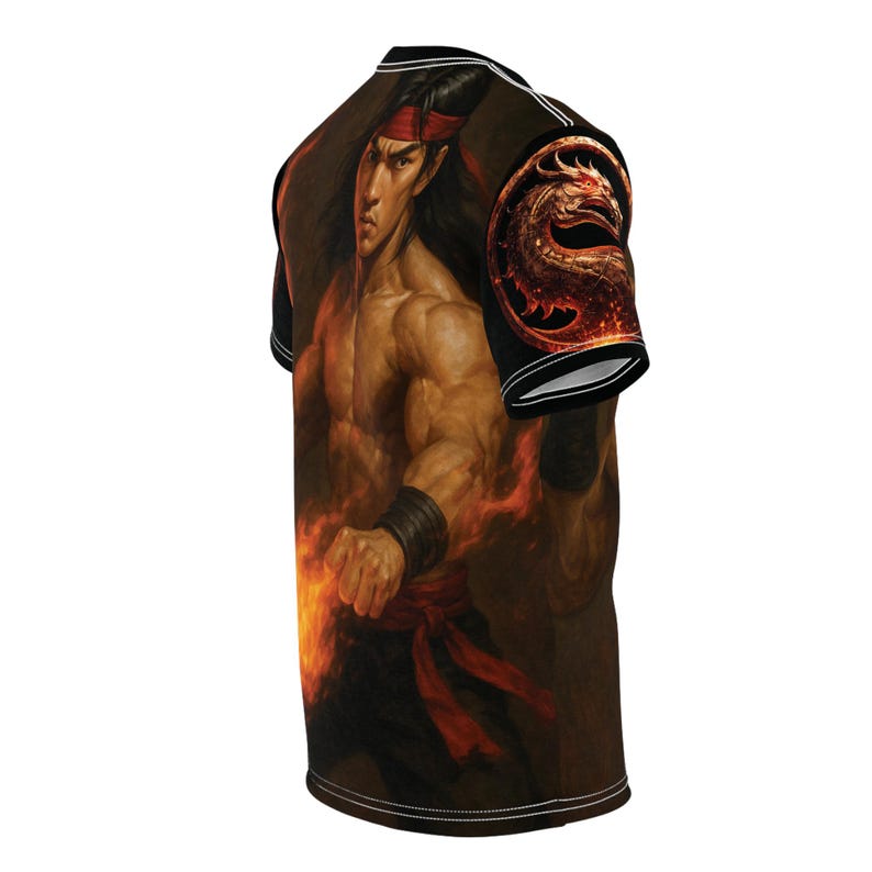 Liu Kang Portrait Tee | Fight Stance All-over Print - Etsy