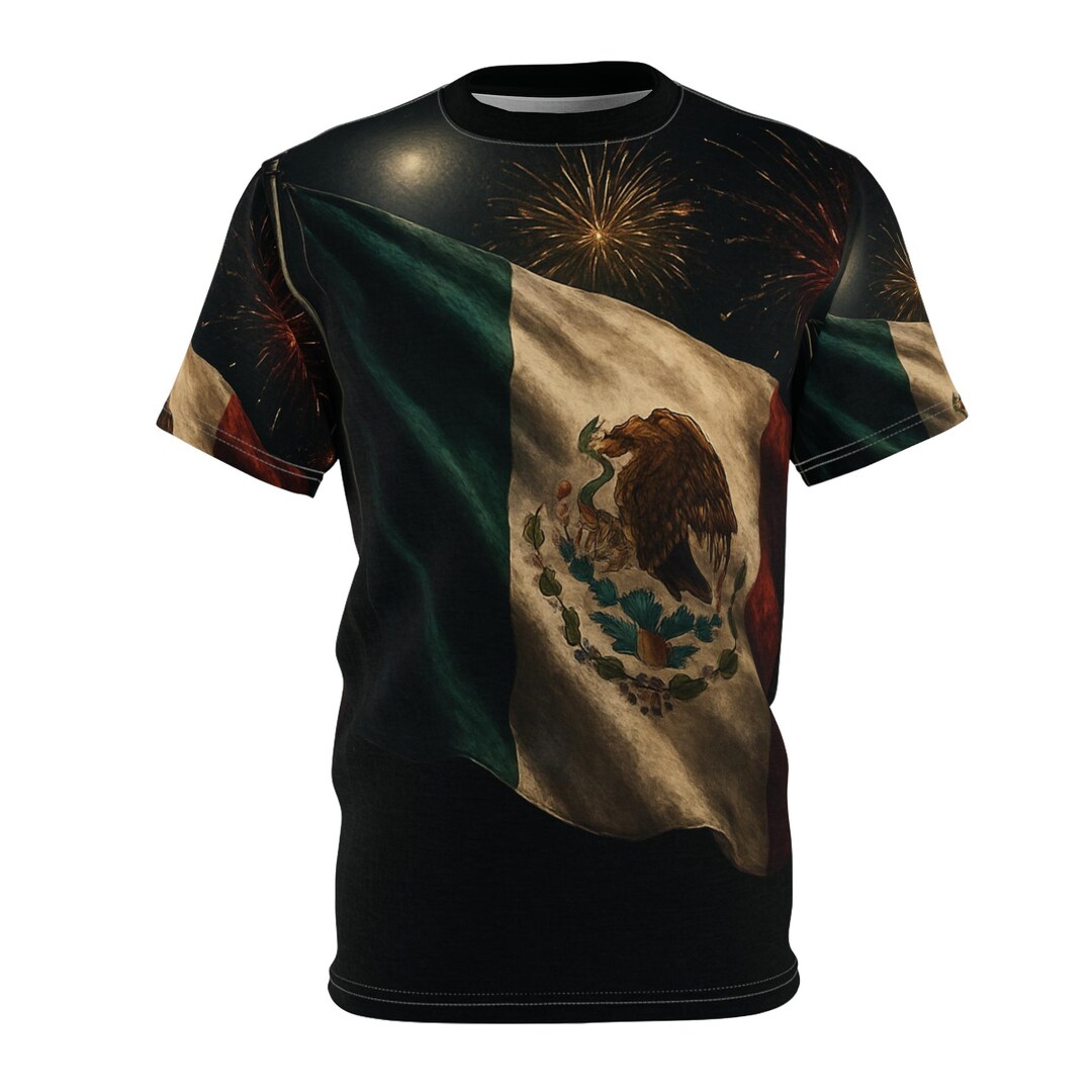 Mexican Flag Tee, Cultural Pride Unisex T-shirt - Etsy