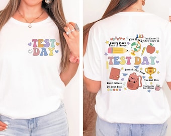 You Are More Than Test Score Teacher Test Day Shirt, School Testing Day ...