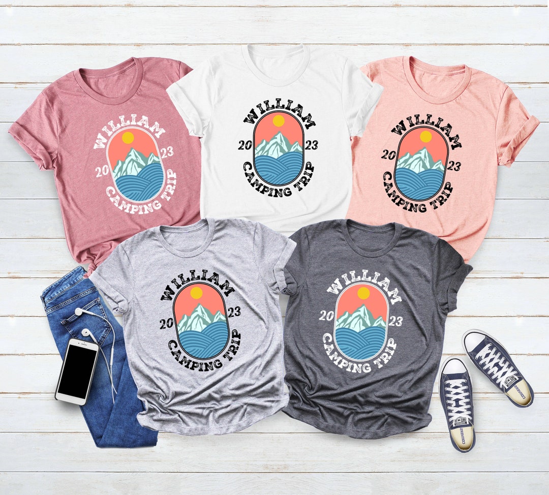 Personalized Camp, Custom Camping Shirts, Camp Matching Shirt, Camping ...