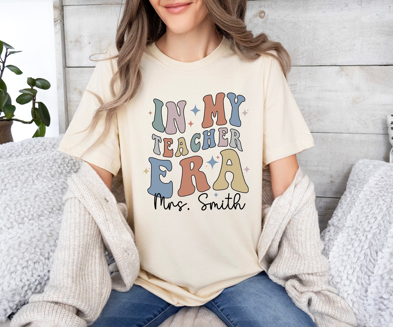 Personalized in My Teacher Era Shirt, Best Teacher Shirt, Custom School ...